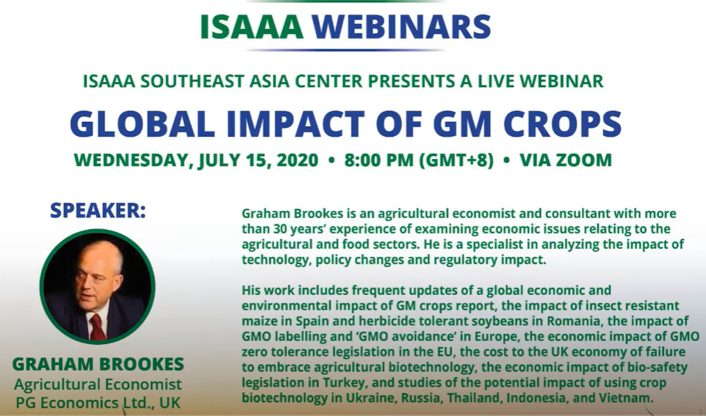 ISAAA Report on the Economic and Environmental Impact of Genetically ...